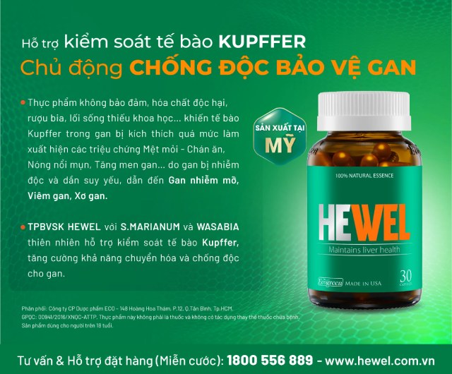 Viên uống HEWEL tăng cường giải độc, chống độc, bảo vệ gan - Hewel